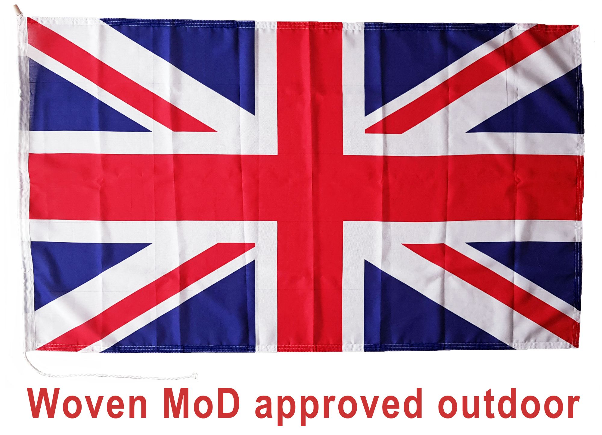 Union Jack dyed woven MoD fabric - PUFFIN FLAGS UK